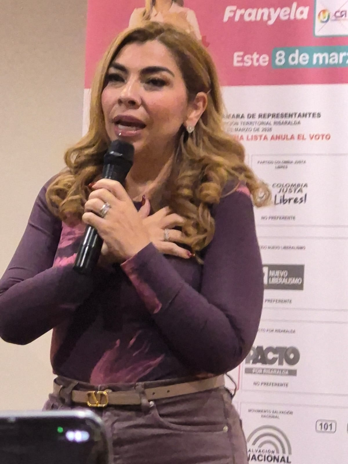 Seré su senadora: María Irma Noreña
