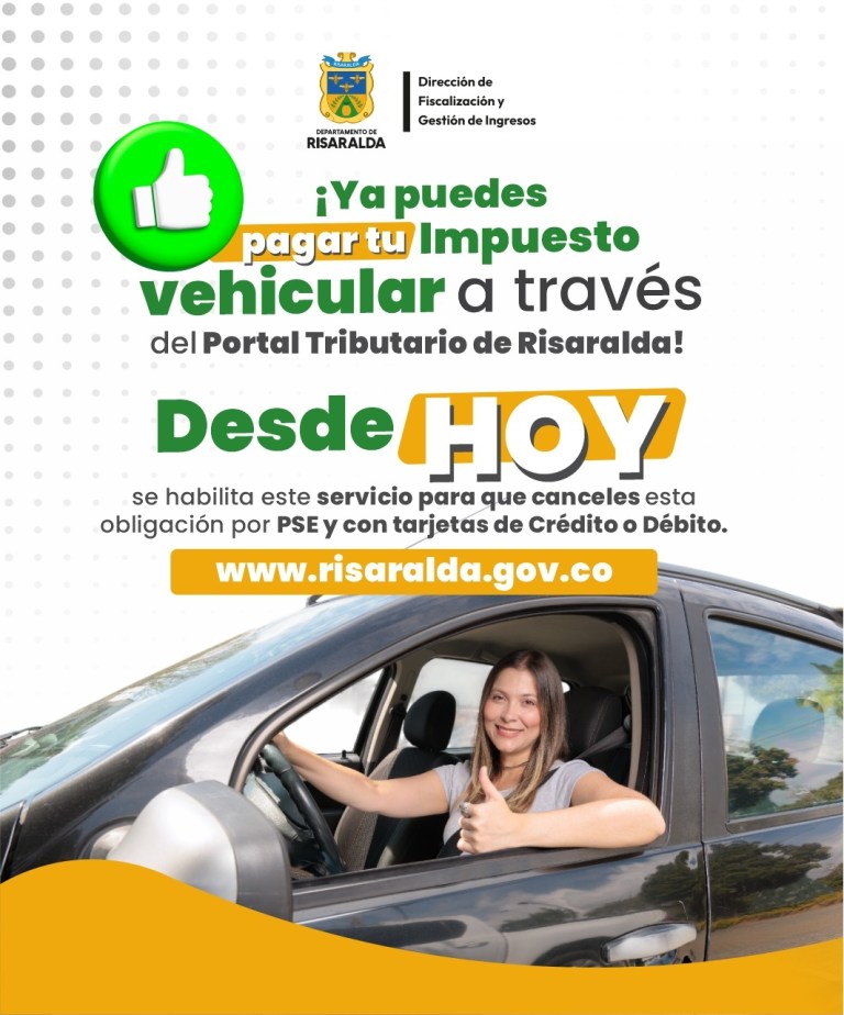 Listo Portal Tributario para pagar impuesto vehicular